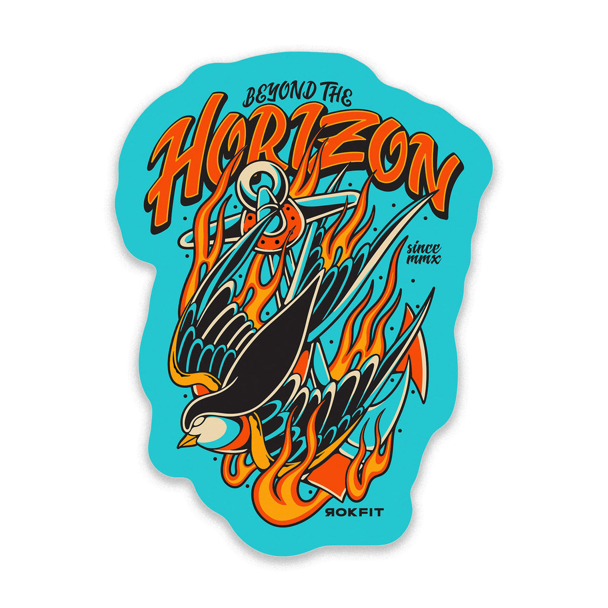 'Beyond The Horizon' - Sticker by RokFit