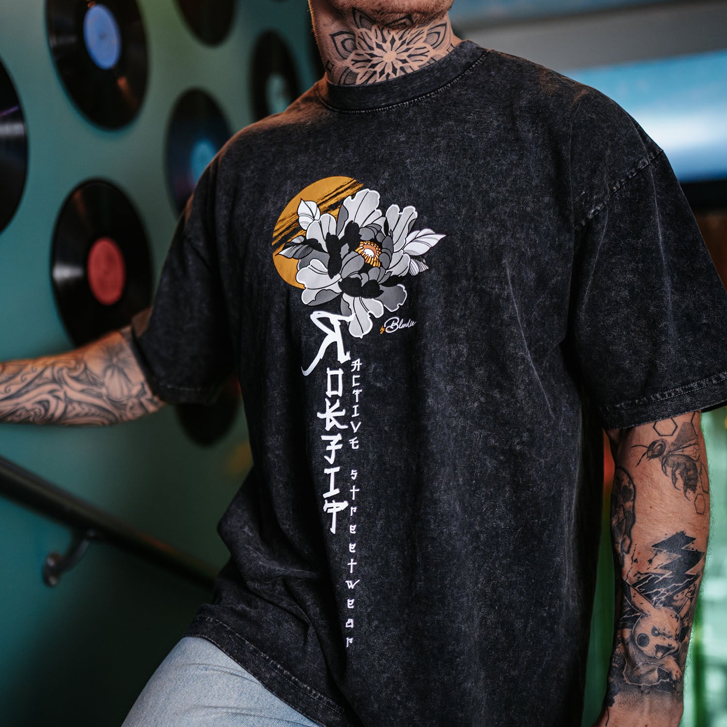 ROKFIT X BLONDIE - Collab Oversized Street Tee by RokFit