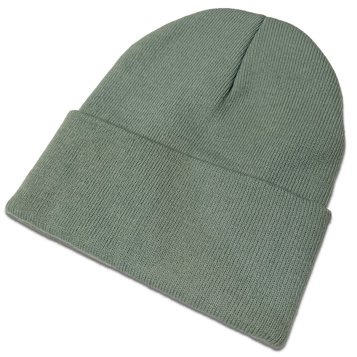 RokFit Logo - Sage - Cuffed Beanie