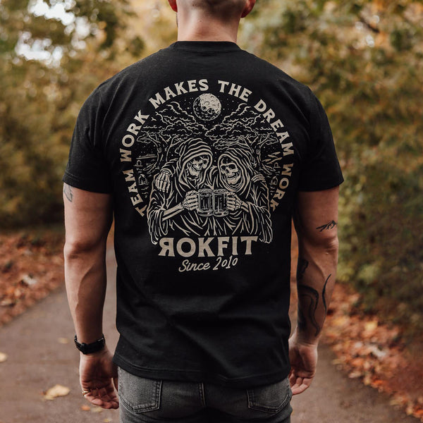 'TEAM WORK MAKES THE DREAM WORK' - Utility Tee by RokFit